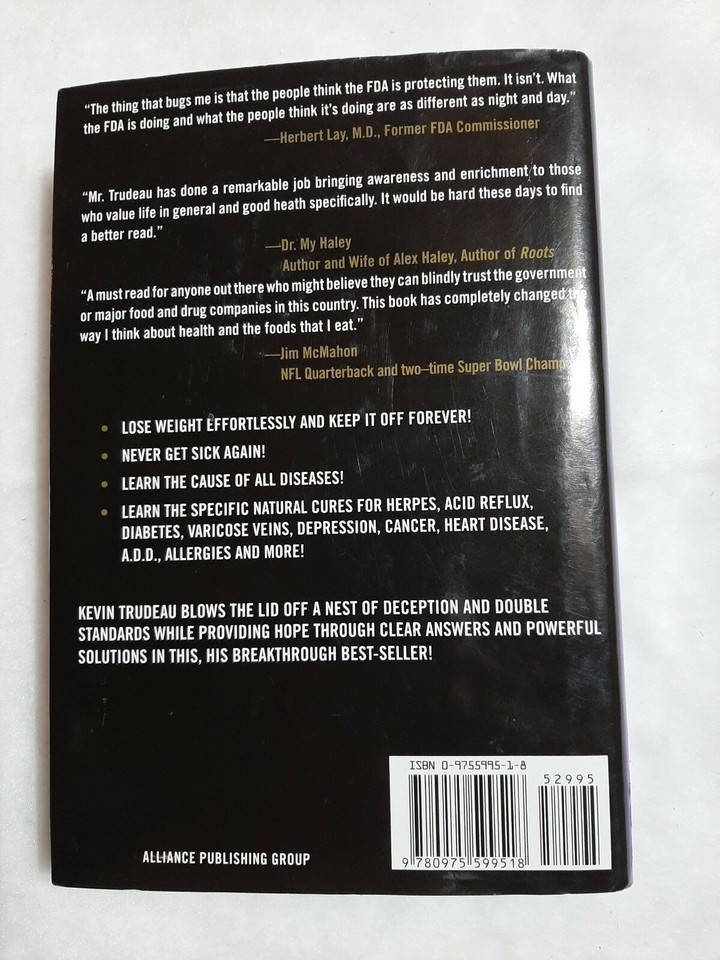Natural Cures "They" Don't Want You to Know About by Kevin Trudeau ...