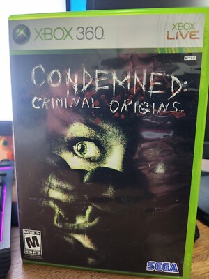 Condemned: Criminal Origins (Xbox 360, 2005) Complete - Tested - NTSC ...