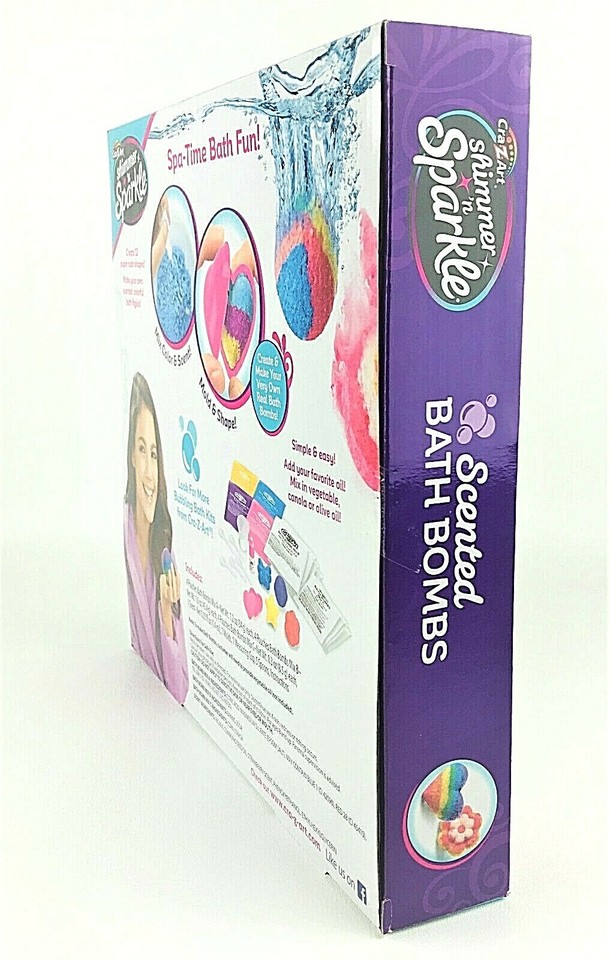 Cra-Z-Art Shimmer Sparkle Scented Bath Bombs Kit Make Your Own Craft ...