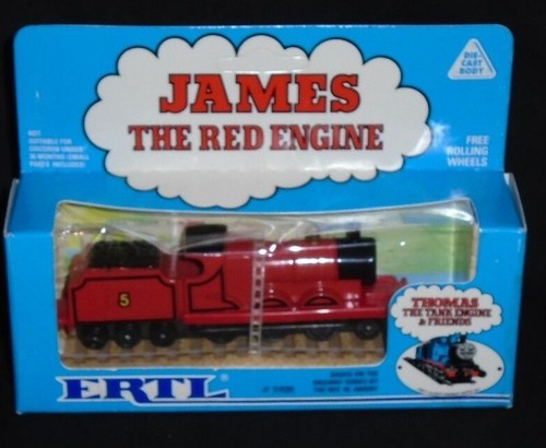 THOMAS THE TANK ENGINE,ERTL,JAMES PAPER FACE,MEGA RARE BOX PACKAGING ...