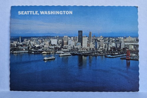 Vintage Postcard Aerial View of Seattle Washington Posted 1980 | eBay