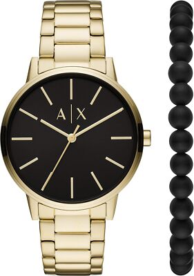 [A|X Armani Exchange] Watch CAYDE AX7119 Men's Gold | eBay