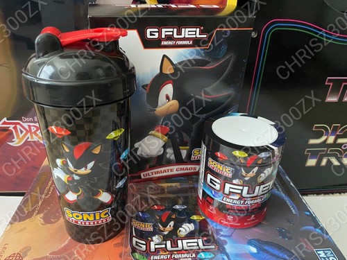 GFUEL Sonic Shadow the Hedgehog Ultimate Chaos Collector's Box Shaker ...