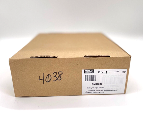 Kohler GM96383 12V Battery Charger for sale online | eBay