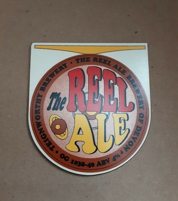 Teignworthy used The Reel Ale plastic pump clip front only Homebar ...