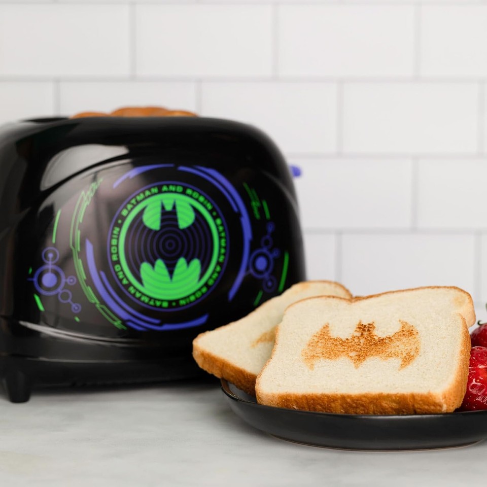 Batman 2 Slice Toaster, Toasts a Batman Image on the Bread! | eBay UK