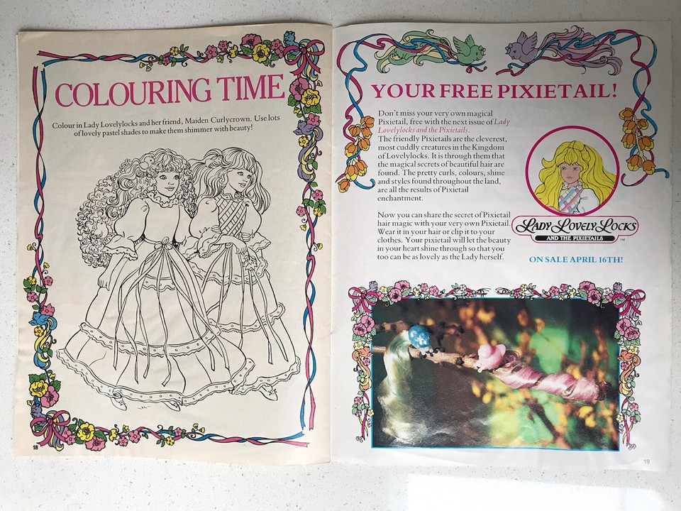 No. 1 UK Magazine Comic Lady Lovely Locks And The Pixietails 16th April ...