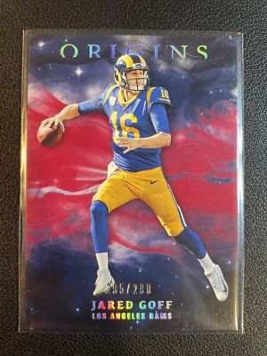 Jared Goff 2019 Panini Origins Football Red Los Angeles Rams /299 | eBay