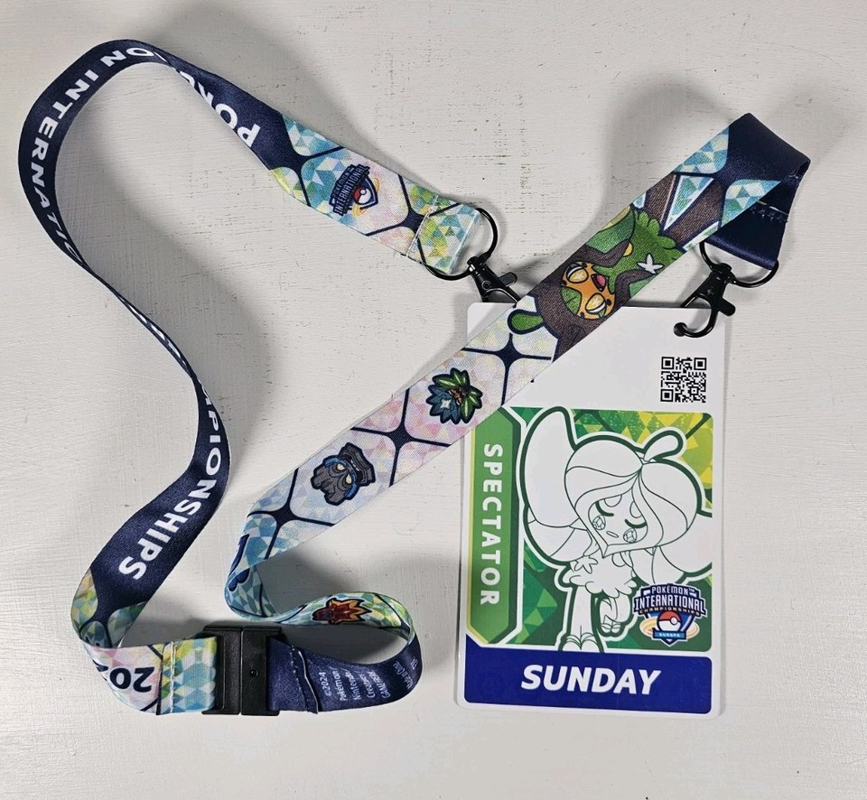 Pokémon EUIC International Championships 2025 Spectator Lanyard Sunday ...