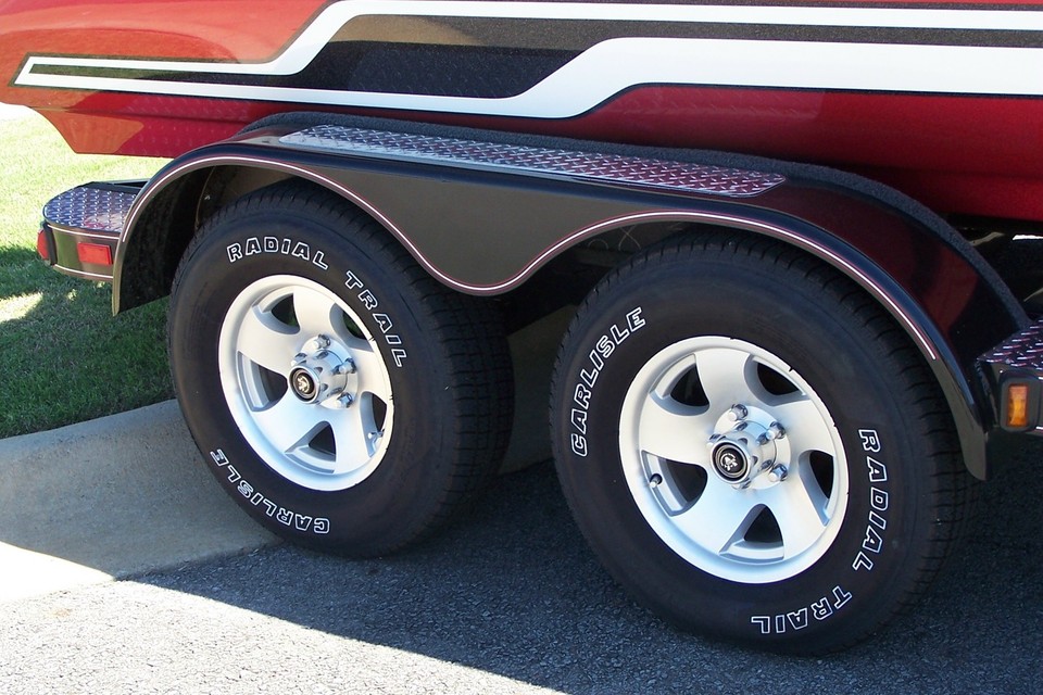 Triton/Skeeter: Boat trailer fender/tire strg covers exact fit tandem ...