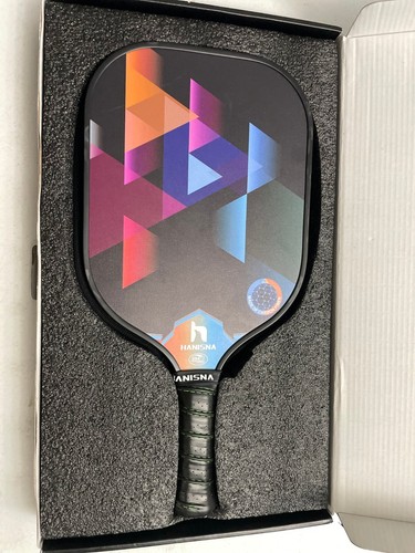 HANISNA Pickleball Paddle ~ Carbon Fiber Face Polymer Honeycomb Core ...