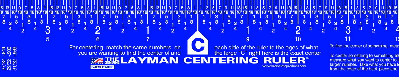 Centering Ruler Measure Center Finding Crafts Artwork Picture Matting ...