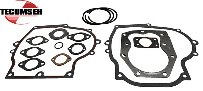 TECUMSEH 10 HP REBUILD KIT HMSK100 HM100 PISTON RINGS 35779, GASKET SET ...