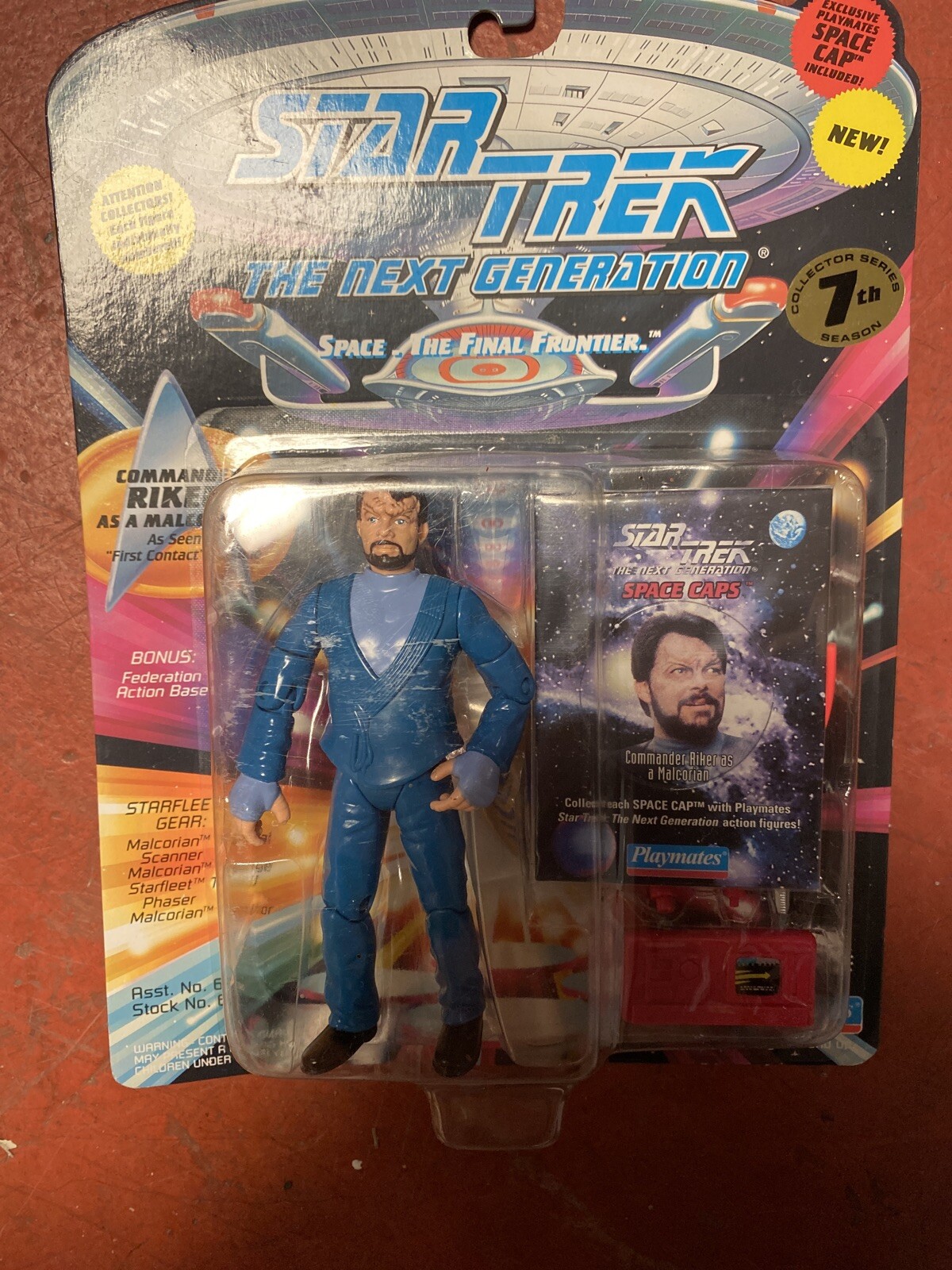 Commander Riker As Malcorian Star Trek Next Generation Action Figure ...