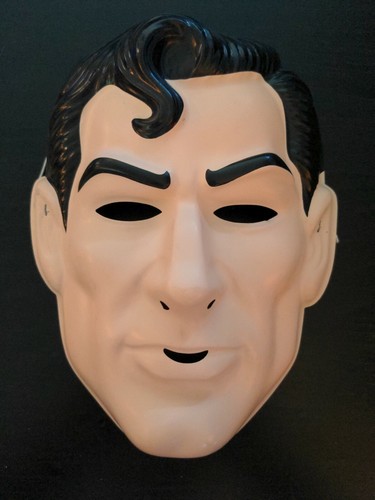Vintage 1993 DC Comics Superman Halloween Mask Justice League Clark ...