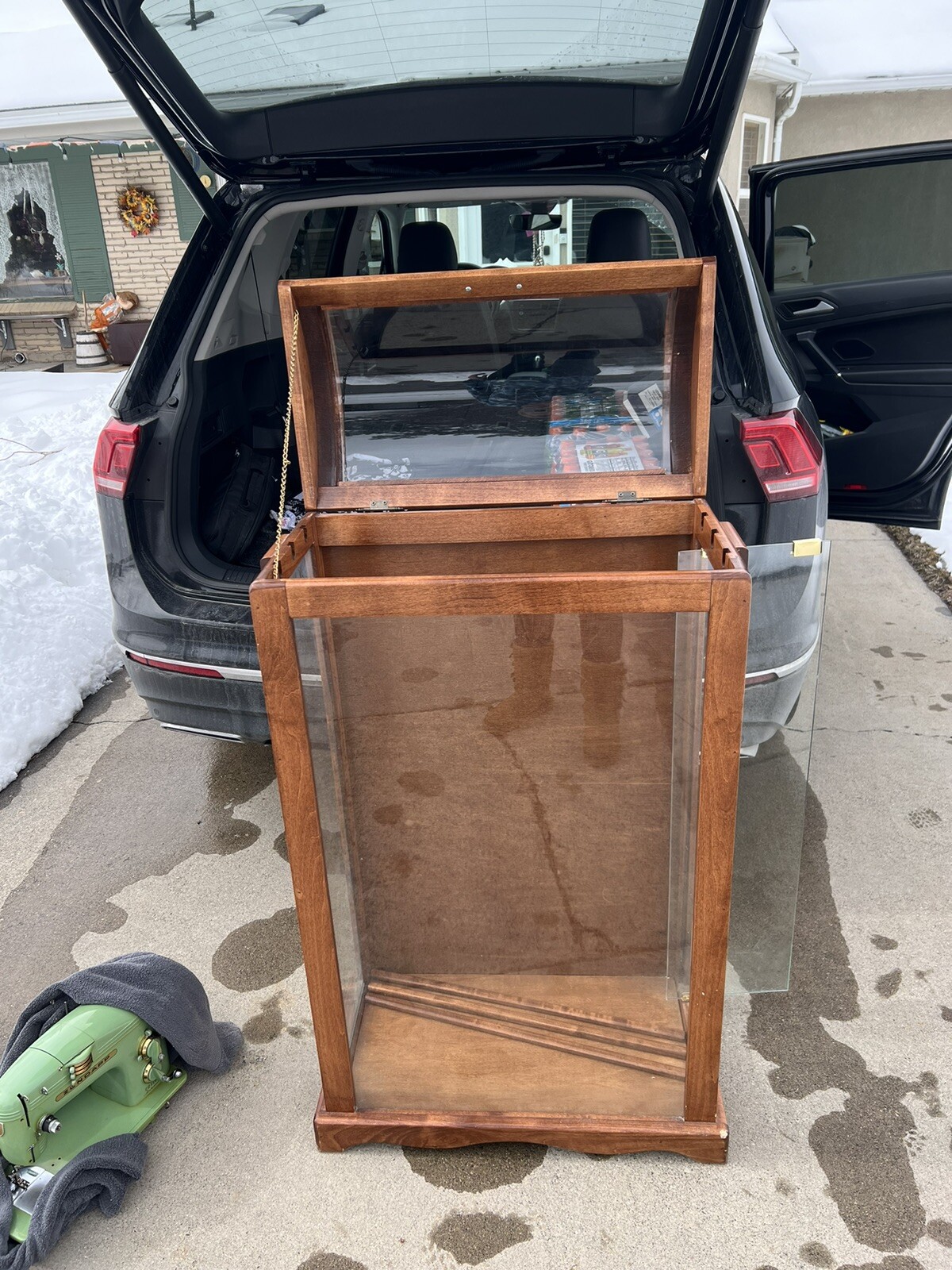 Amish Large Quilt Display Case | eBay