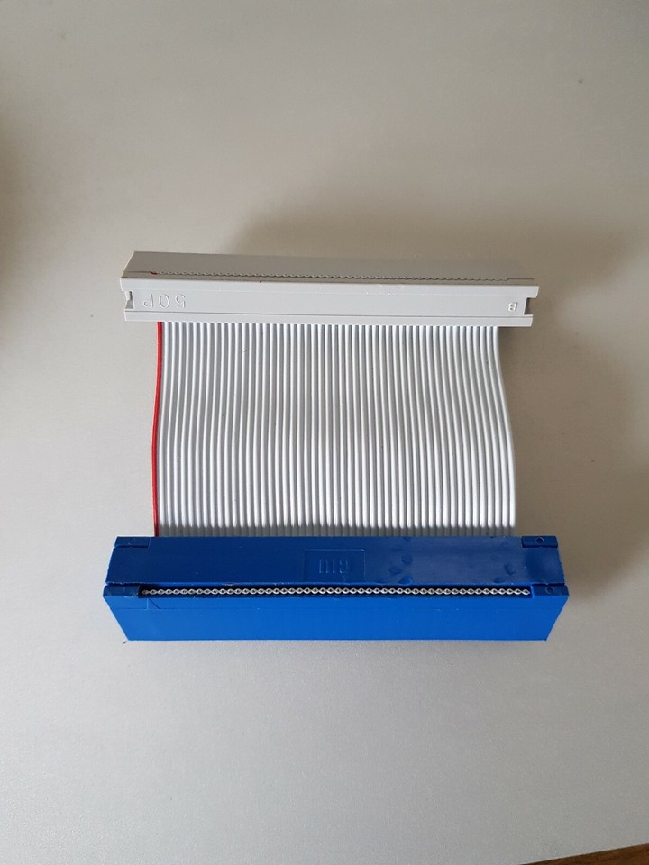 Amstrad CPC Edge Connector female to 50 Pin male. Expansion data ribbon ...