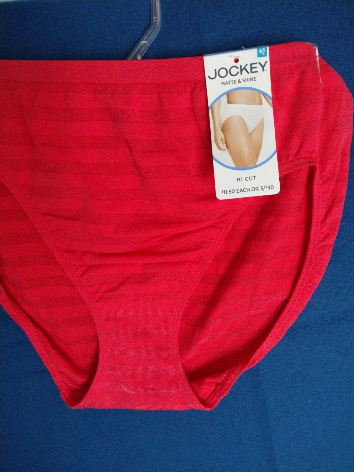 Jockey Women's Comfies Matte and Shine Seamfree Hi-Cut Panty Sunkissed ...