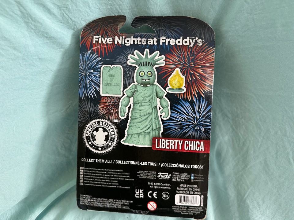 Funko FNAF Five Nights at Freddy's LIBERTY CHICA Walmart Action Figure ...