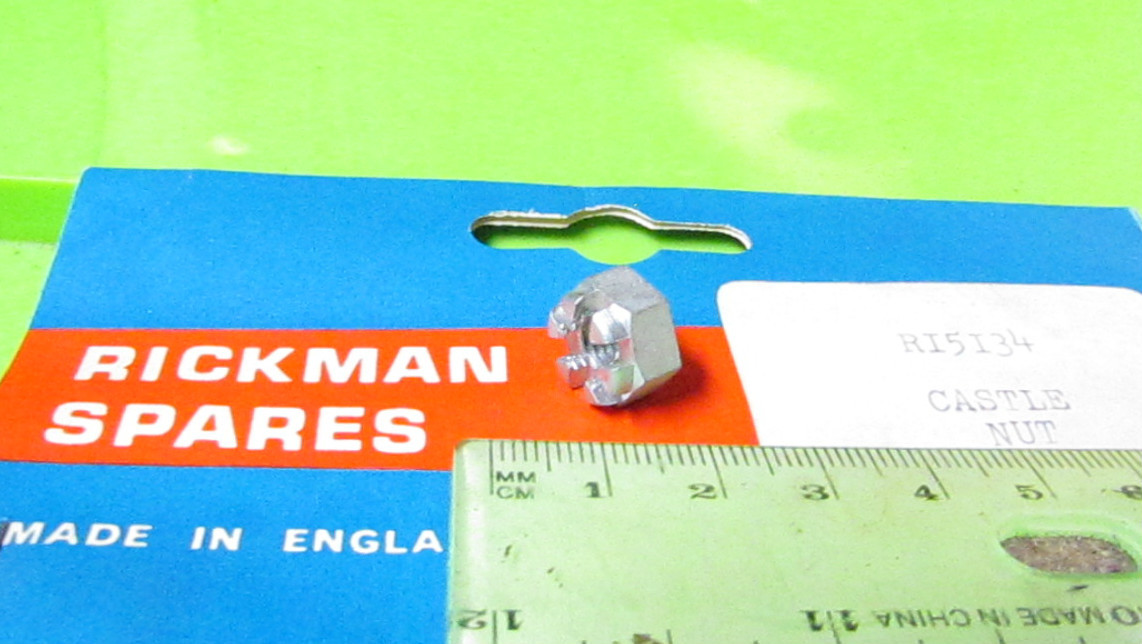 Rickman NOS Early Zundapp 125 MX Six Day Brake 6 mm Castle Nut p/n R151 ...