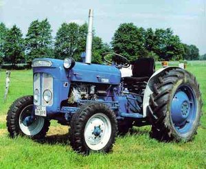 Metal Sign Old Tractor Fordson Dexta 31 Hp 1962 A4 A2 Available A4 12X8 ...