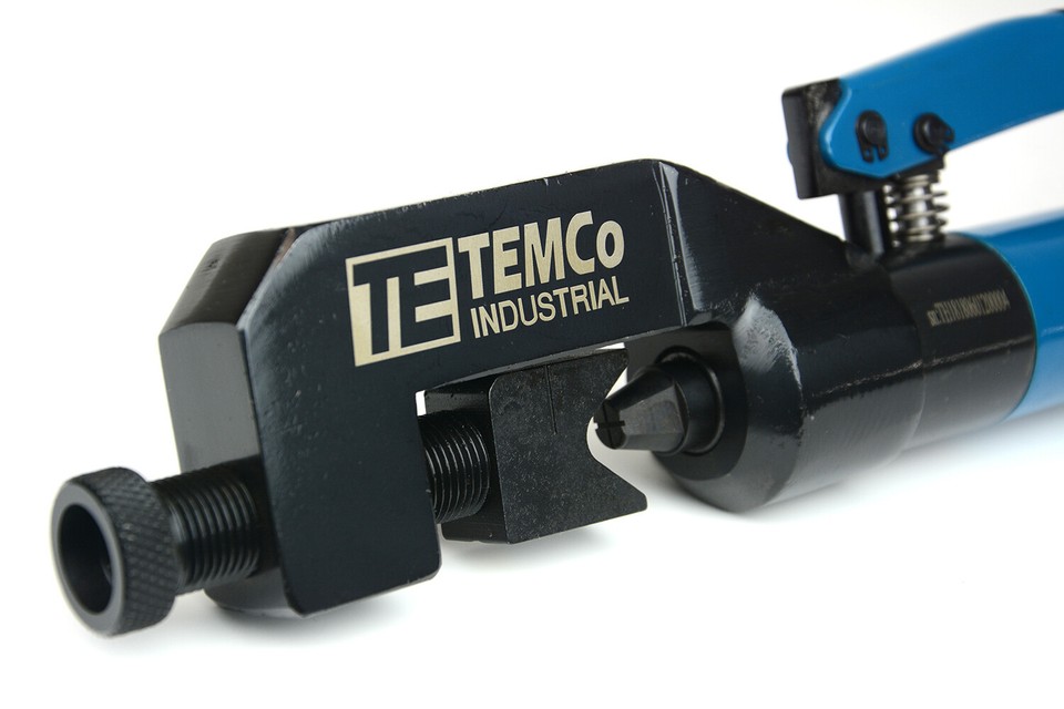TEMCo Hydraulic Lug Crimper Tool TH1818 DIELESS Indent 10AWG to 400MCM ...