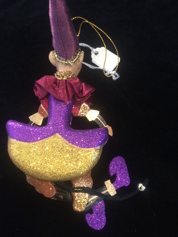Katherine's Collection Retired Articulating Pull String Jester Ornament ...