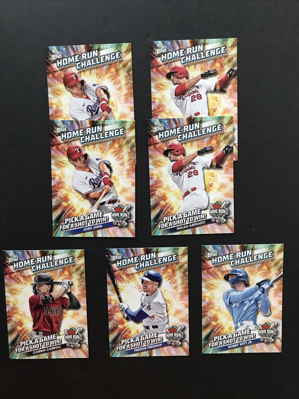 Topps Baseball 2024 - 7 Home Run Challenge Cards - UNSCRATCHED | eBay