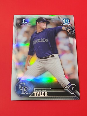 Robert Tyler 2016 Bowman Chrome Draft Refractor ,#BDC-91 Colorado ...
