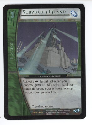 VS System: Stryker's Island - Foil DWF-204 TCG CCG ACTUAL PICS | eBay