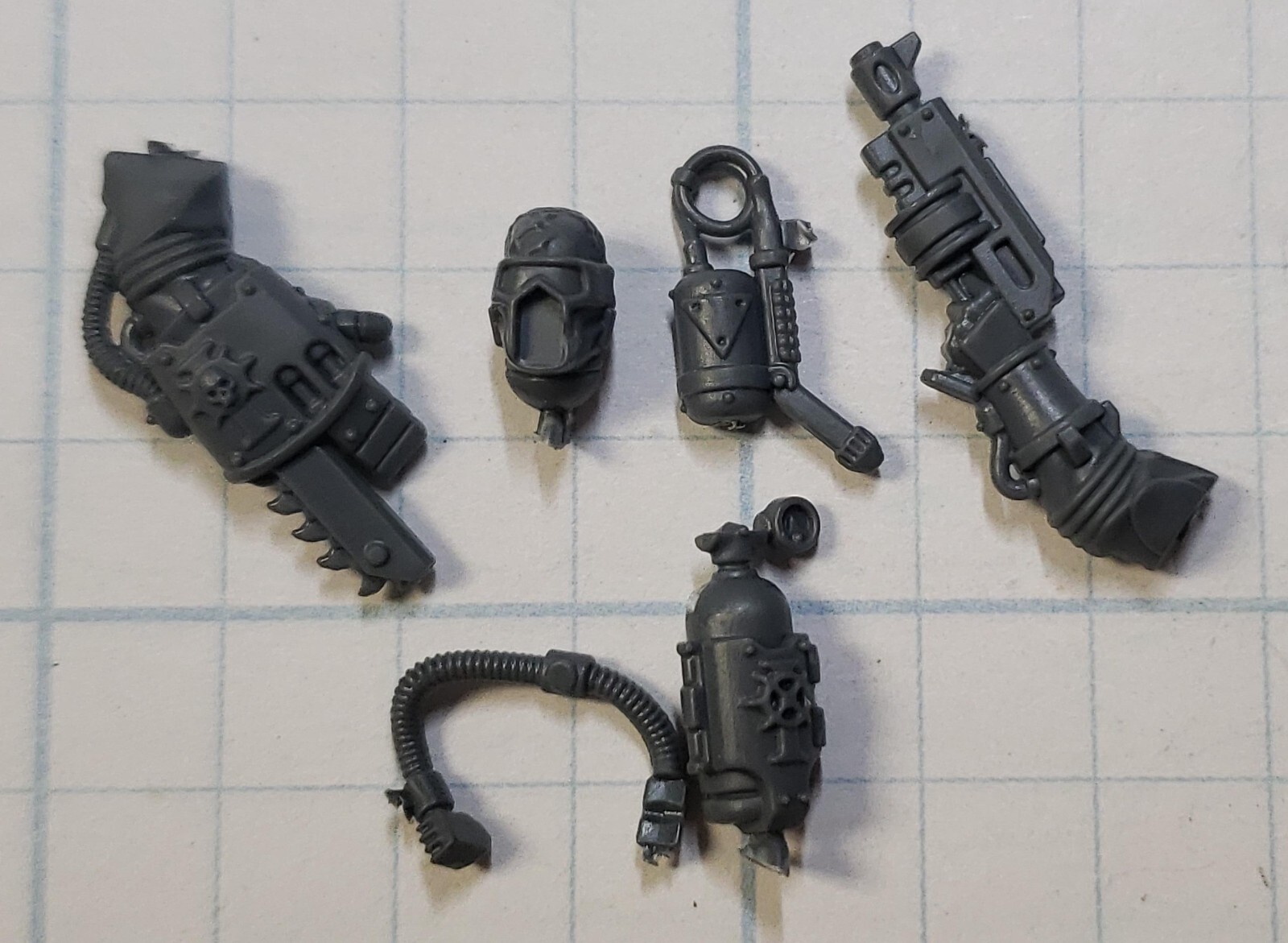 40k Agents of the Imperium Bits Navy Breachers Hatchcutter Helmet Saw Backpack | eBay