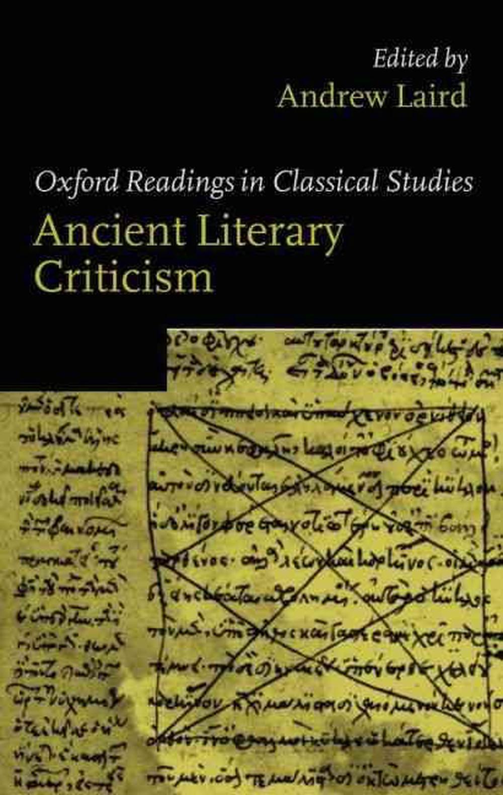 Ancient Literary Criticism by Andrew Laird (English) Paperback Book ...