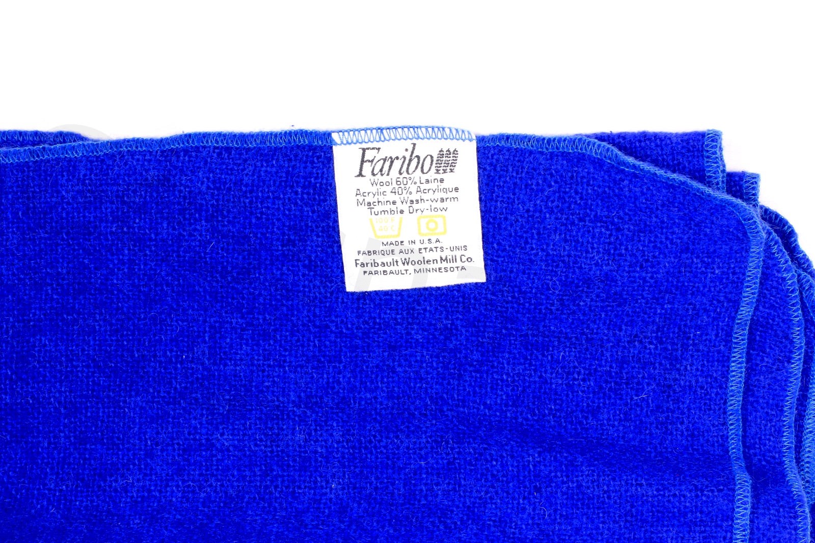VINTAGE TWA United Airlines 1950s Wool Blend BLANKET NAVY BLUE ...