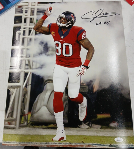 Andre Johnson Signed Autographed 16x20 Photo HOF 24 JSA Authenticated ...