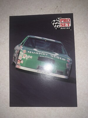 1991 Pro Set Racing #98 QUAKER STATE Car 26 Brett Bodine NASCAR NHRA ...
