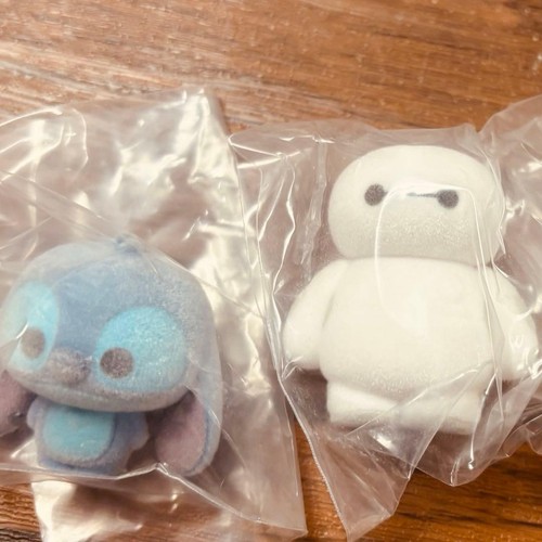 Gacha Capsule Toy Fluffy Flocky Doll Baymax Disney Stitch | eBay