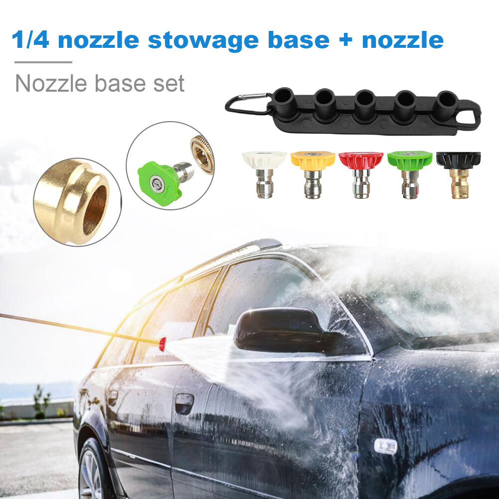 Metal Pressure Washer Nozzle Tips with Holder 5000 PSI (5 Holes Holder ...
