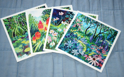 Kate Findlay - Plants & Gardens, 4 Blank Greeting Cards NEW & Sealed ...