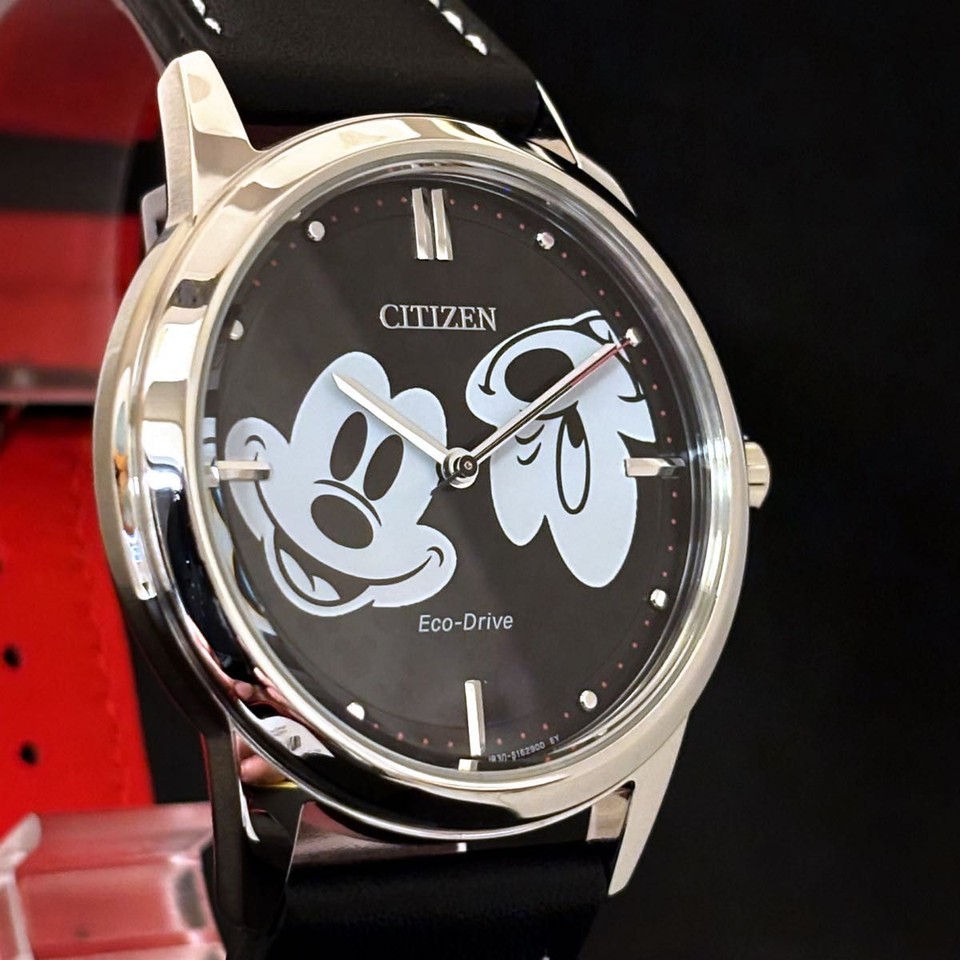 Citizen Cal.J830 Eco Drive Mickey Mouse Disney Box Solar Mens Watch ...