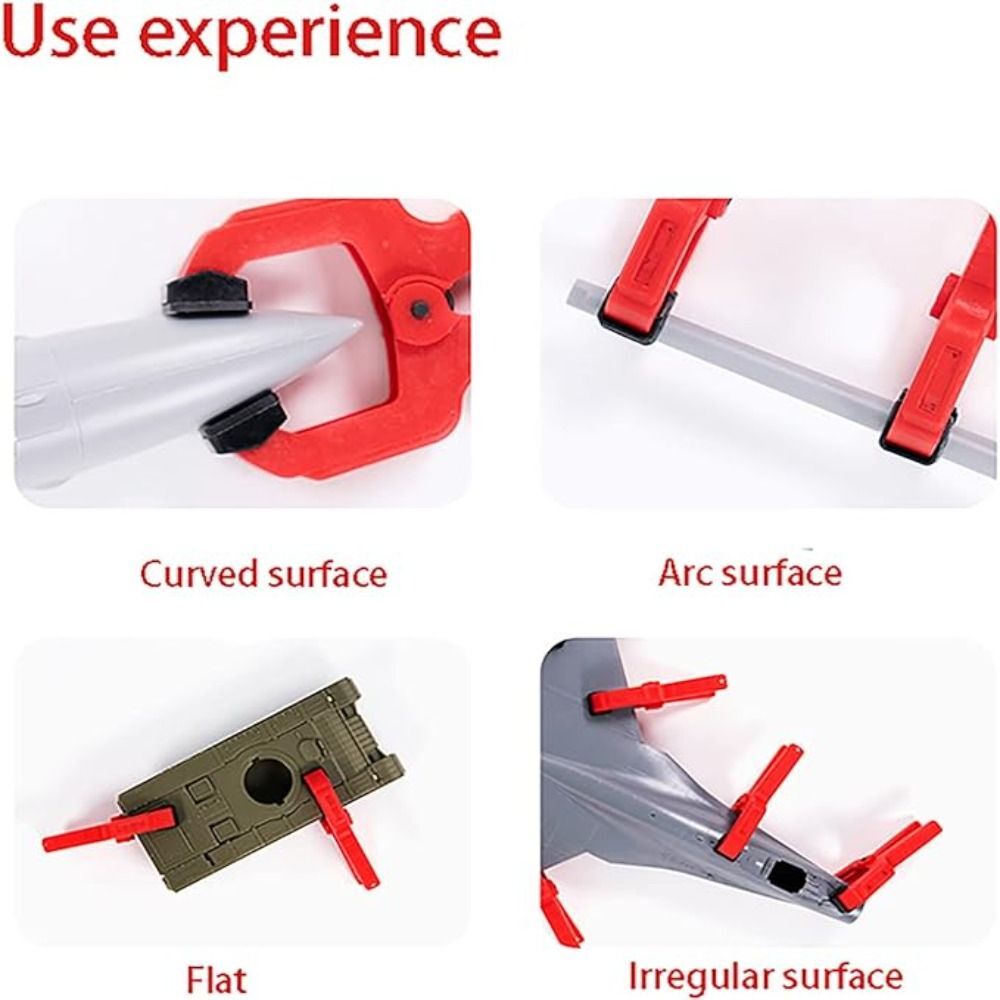 Plastic Woodworking Fixture Red Retaining Clamp Spring Clip Woodworking ...