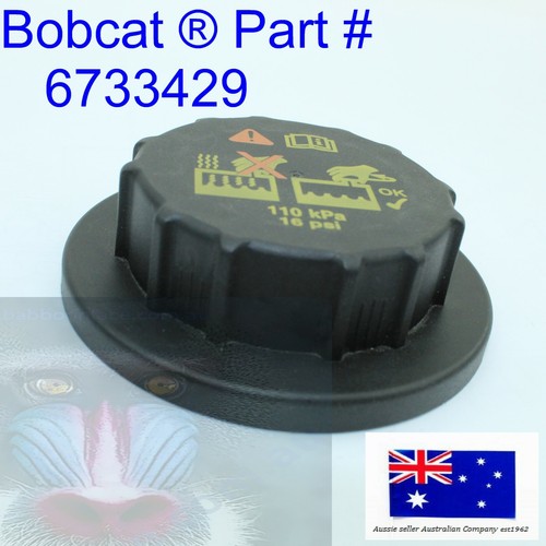 fits Bobcat Radiator Coolant Tank Cap 6733429 T330 T450 T550 T590 T595 ...