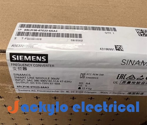 6SL3 130-6TE23-6AA3 NEW SIEMENS 6SL3130-6TE23-6AA3 S120 SMART LINE ...