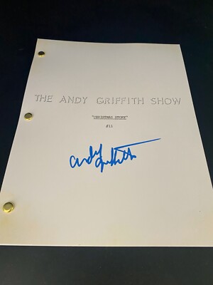 ANDY GRIFFITH SHOW TV Series Script, CHRISTMAS Episode, Don Knotts, Ron ...