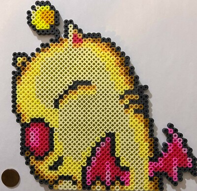 Mog Moogle Final Fantasy Bead Sprite Perler Artkal Pixel Art Retro ...