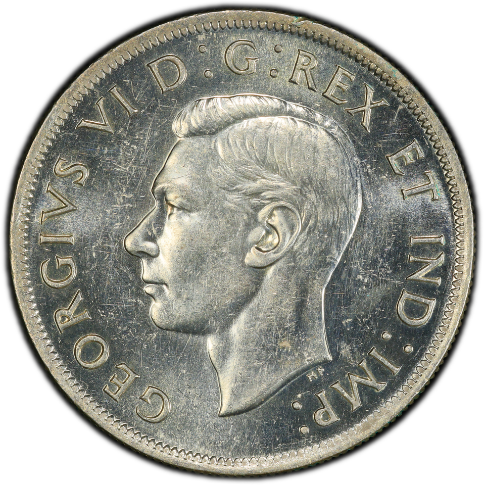 Canada, 1945 George VI Dollar. PCGS MS 62. 38,391 Mintage. | eBay