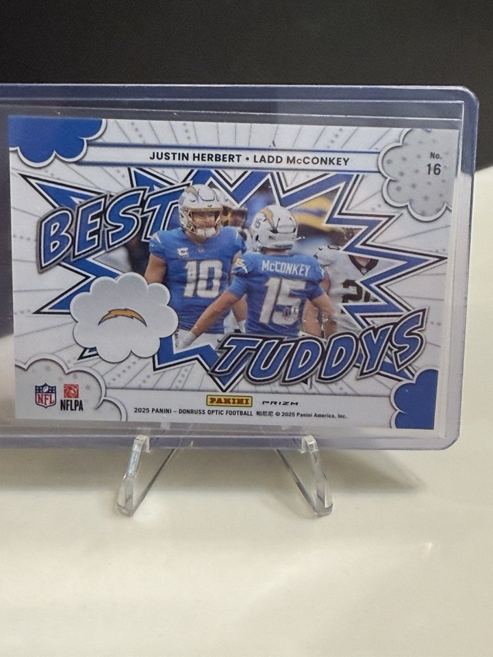 2025 Donruss Optic Justin Herbert Ladd McConkey Best Tuddys #16 ...