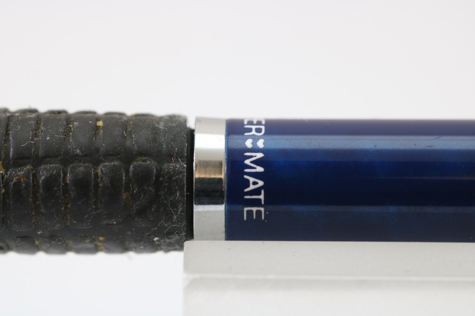 Vintage Paper Mate Dynagrip RT50 Blue Marble Ballpoint Pen | eBay