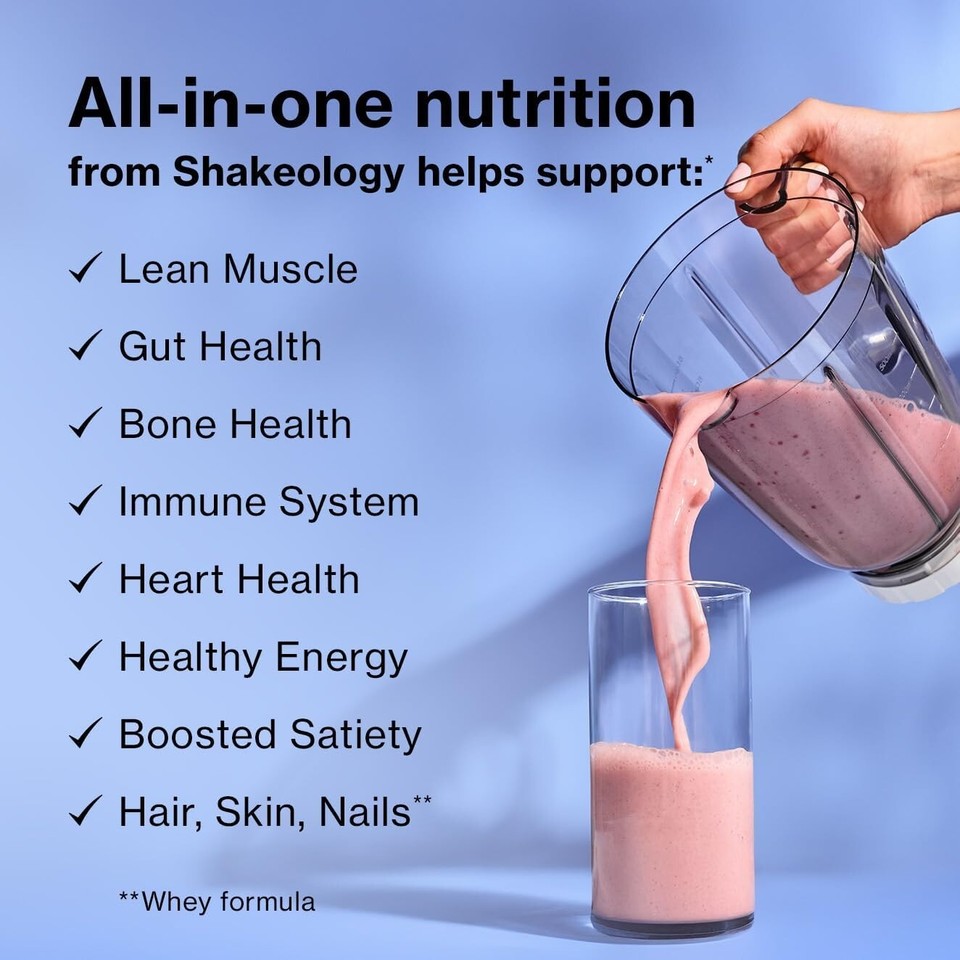 Shakeology Whey Protein Powder Blend - Gluten Free, Superfood Protein ...