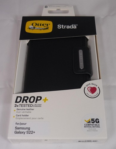 Véritable Otterbox Strada Samsung Galaxy S22+ Plus Cuir Étui ...
