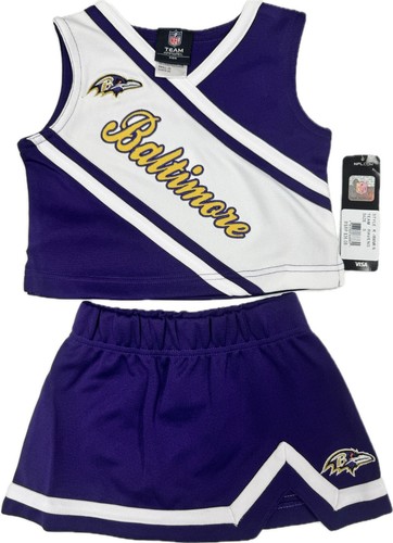Baltimore Ravens Embroidered Cheerleader Cheer Uniform w Tags Pick Size ...